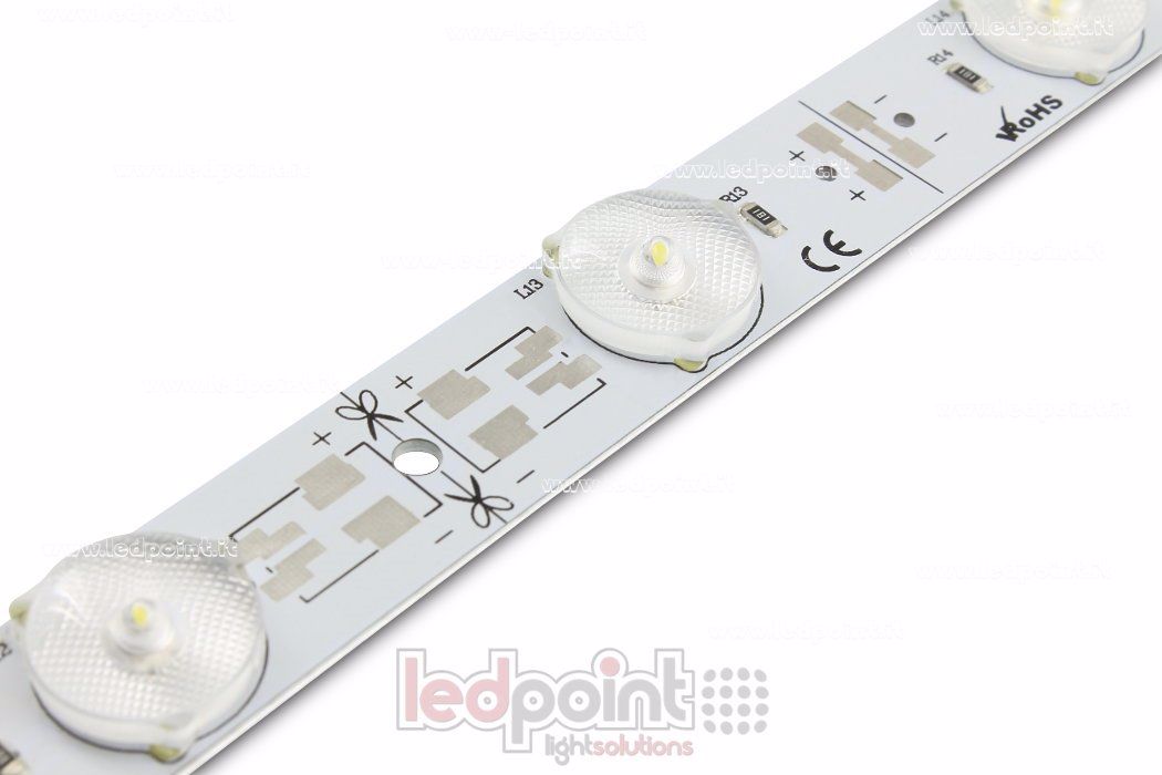 Ledpoint S.r.l. | Bande Led avec lentille 1100mm 2800-3200K 22led 2835 ...