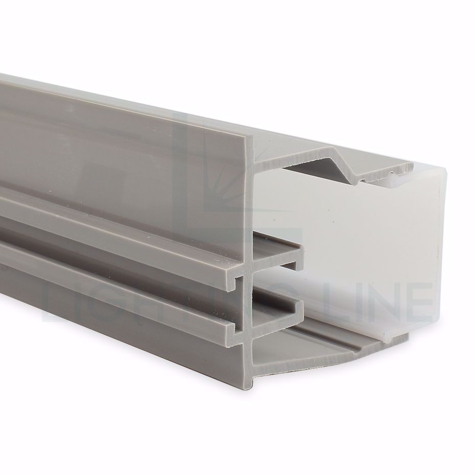 Ledpoint S.r.l. | Profilé en PVC pour béton, 3 mètres