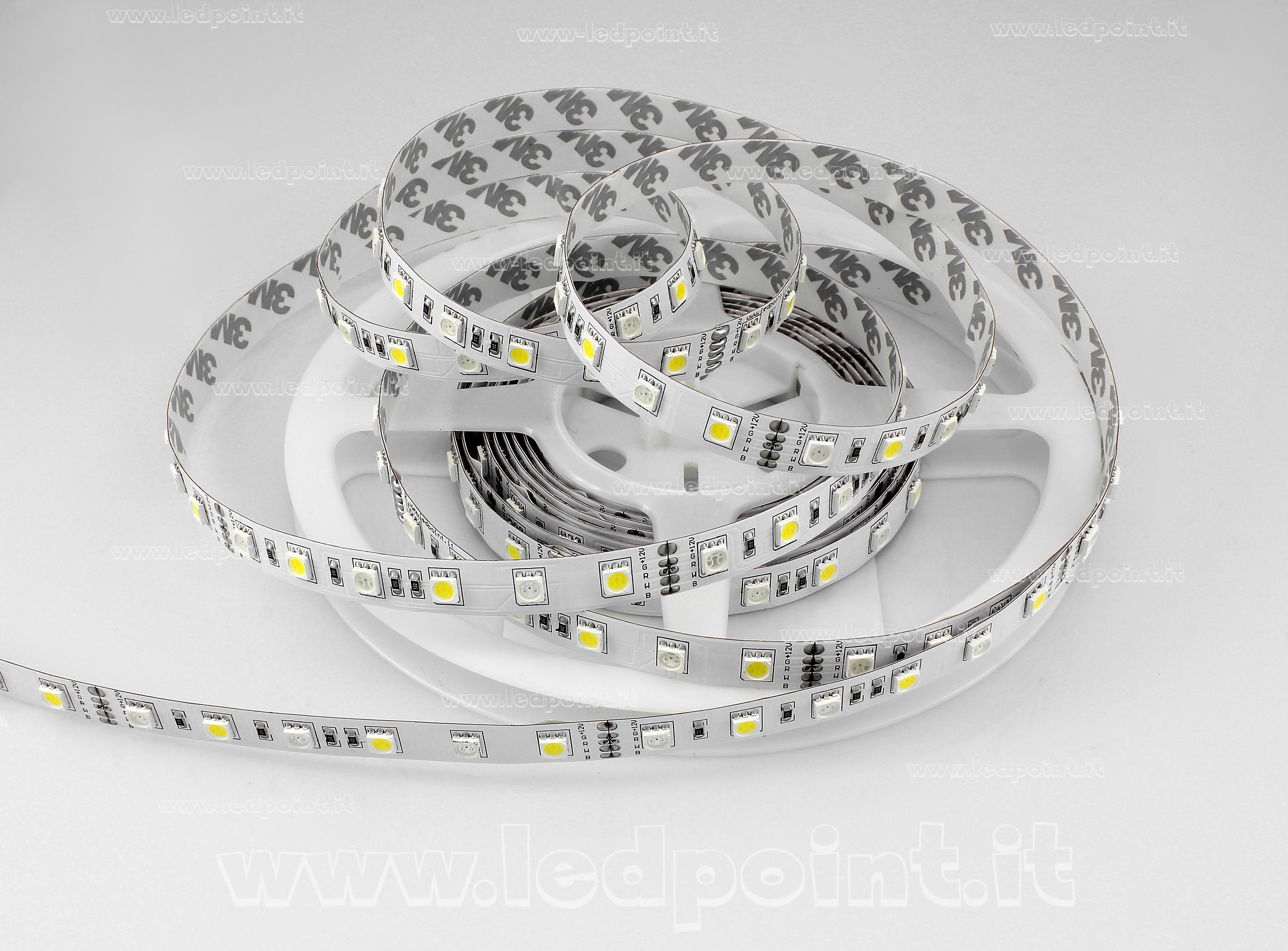 Ledpoint S.r.l. | Bande Led 5m RGB + Blanc 4250K 5050 300 led (60led/m ...